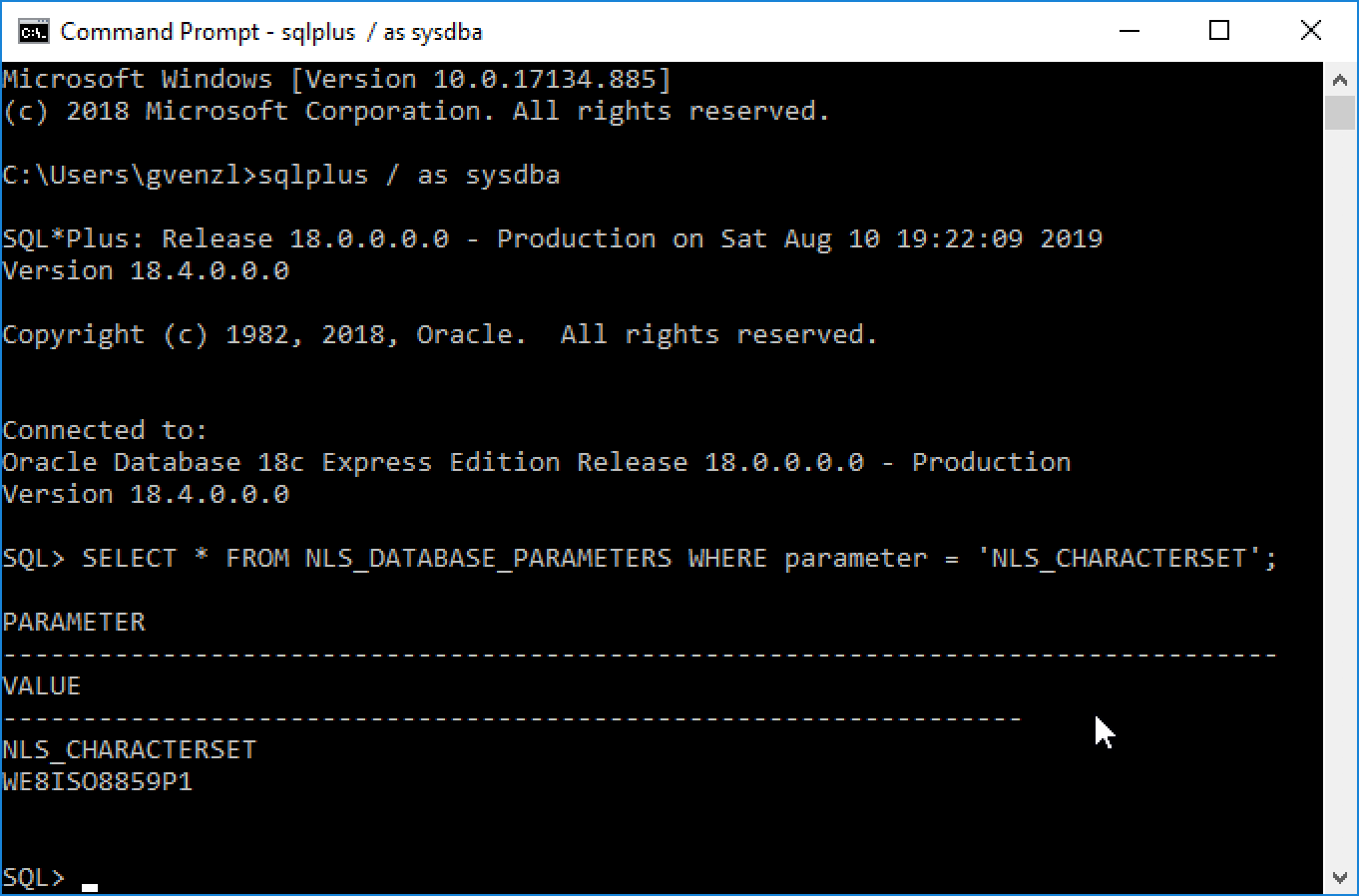 How to install Oracle Database 18c XE on Windows – Gerald on IT