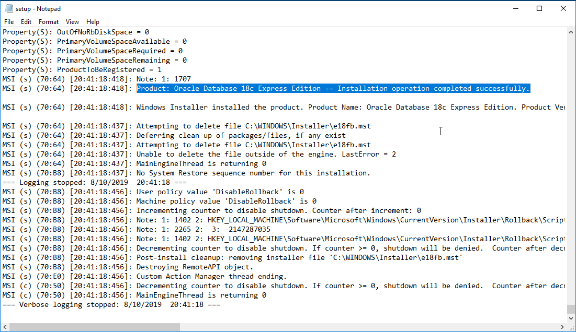 How to install Oracle Database 18c XE on Windows – Gerald on IT