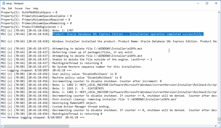 How To Install Oracle Database 18c Xe On Windows Gerald On It