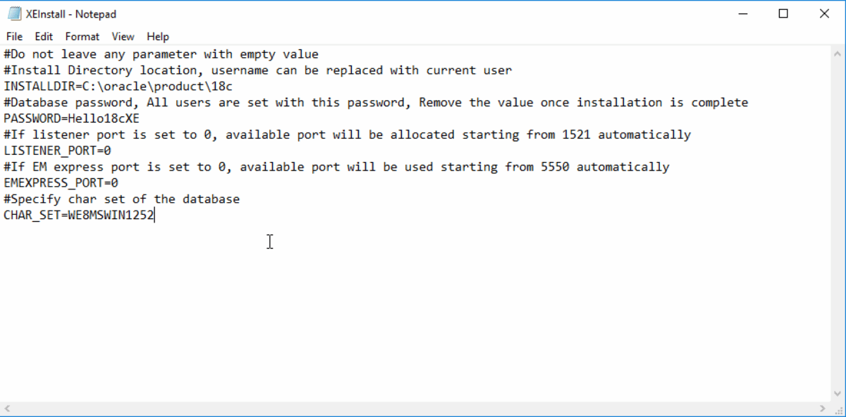 How to install Oracle Database 18c XE on Windows – Gerald on IT How to install Oracle Database 18c XE on Windows – Gerald on IT