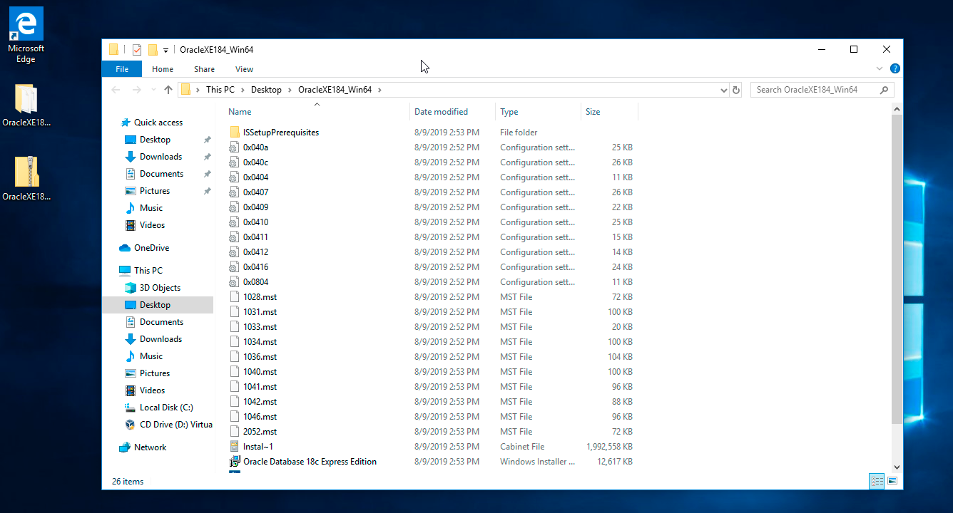 How to install Oracle Database 18c XE on Windows – Gerald on IT
