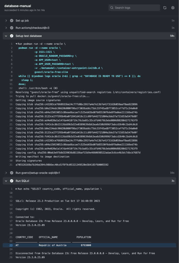 How to Use Databases Inside GitHub Actions – Gerald on IT