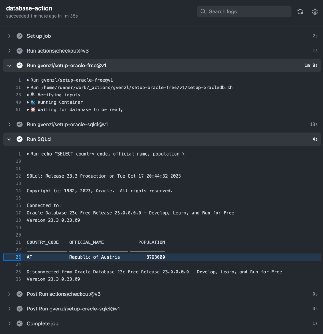How to Use Databases Inside GitHub Actions – Gerald on IT