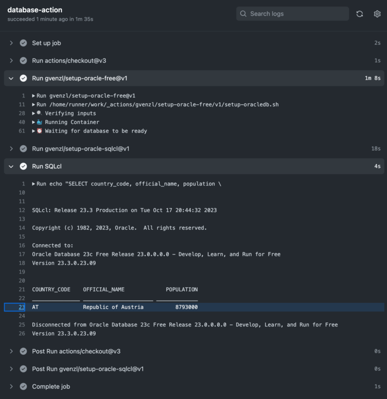 How to Use Databases Inside GitHub Actions – Gerald on IT