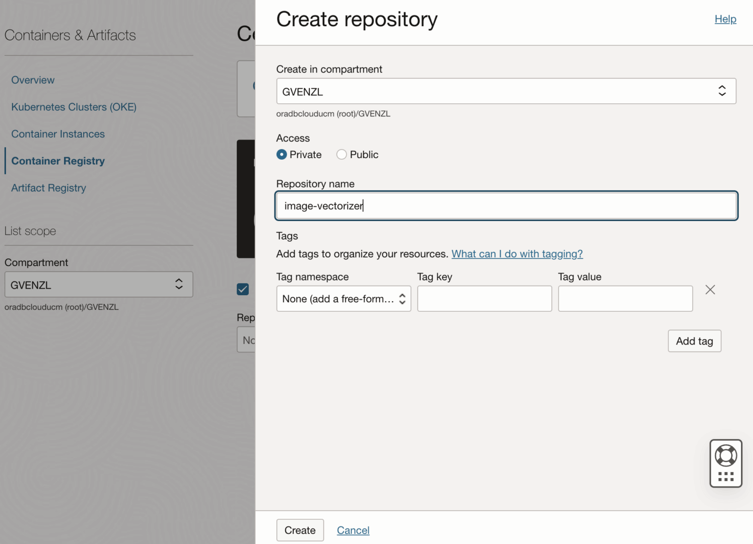 How to create an OCI Container Registry and upload container images ...